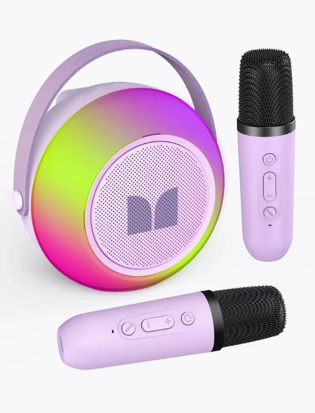 Колонка караоке портативная MONSTER M8 (MS62112) фиолетовая