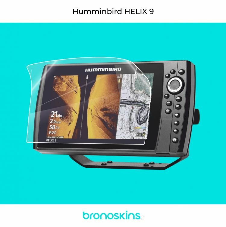 Глянцевая защитная пленка на экран Humminbird HELIX 9