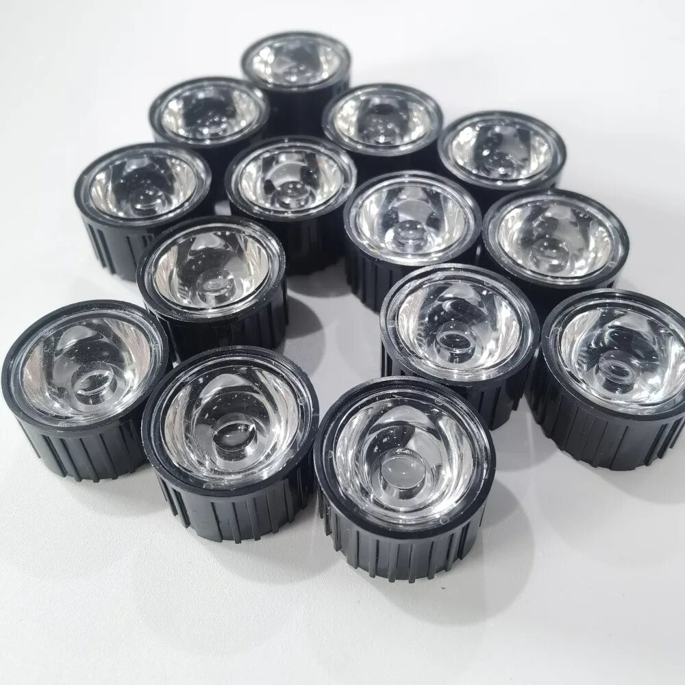 10 шт. x 30 градусов линза led для светодиодов высокой мощности 1 Вт 3 Вт 5 Вт