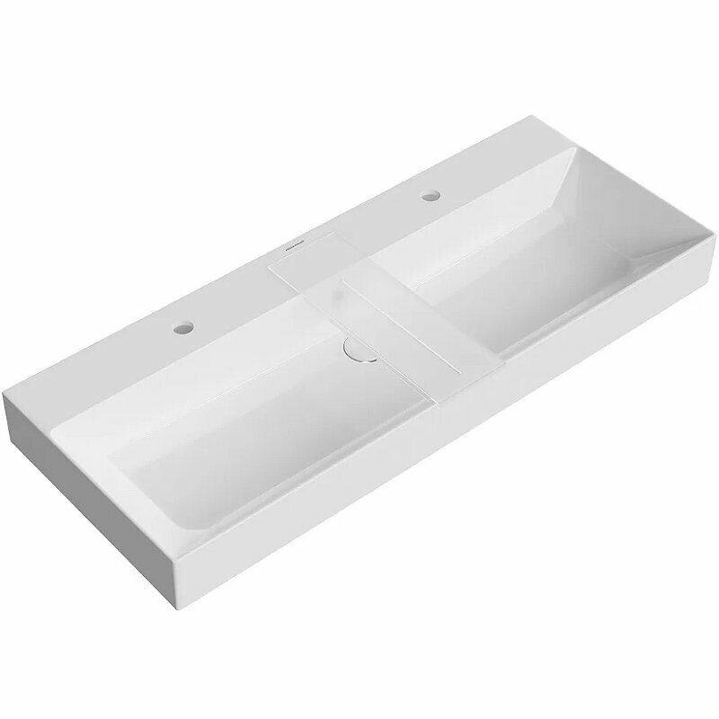 Kerama Marazzi Раковина GRANDE мебельная\подвесная 12048*16,5см, с 1 отв. под смеситель, с крепежом,