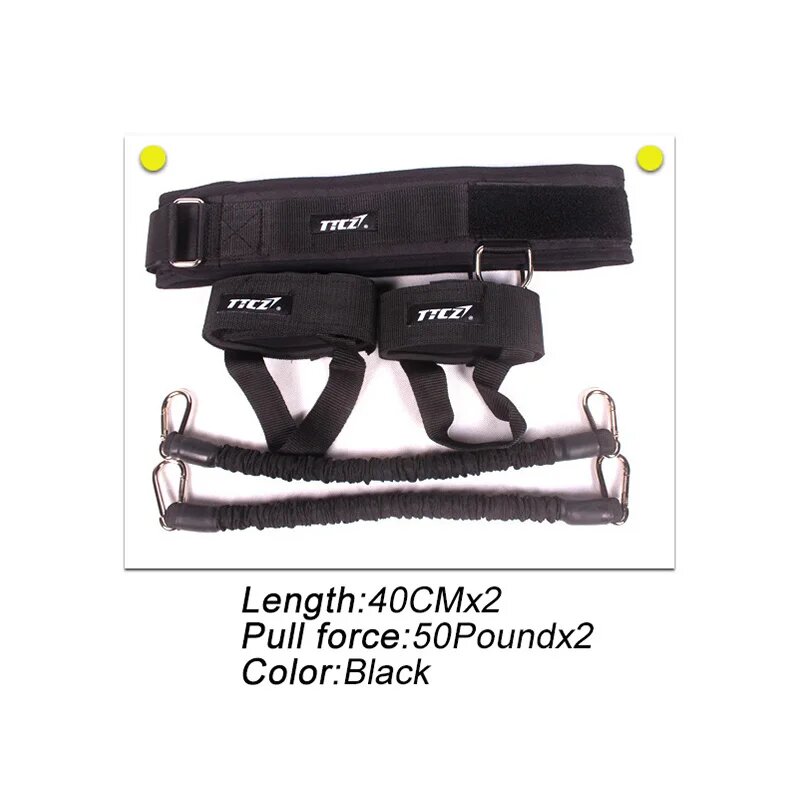 TTCZ Эспандер для тренировок Черный, 100Pound. Black