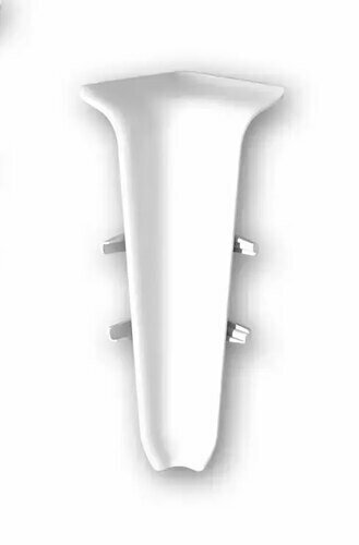 Внутренний угол к плинтусу Deconika 100 мм Белый 001