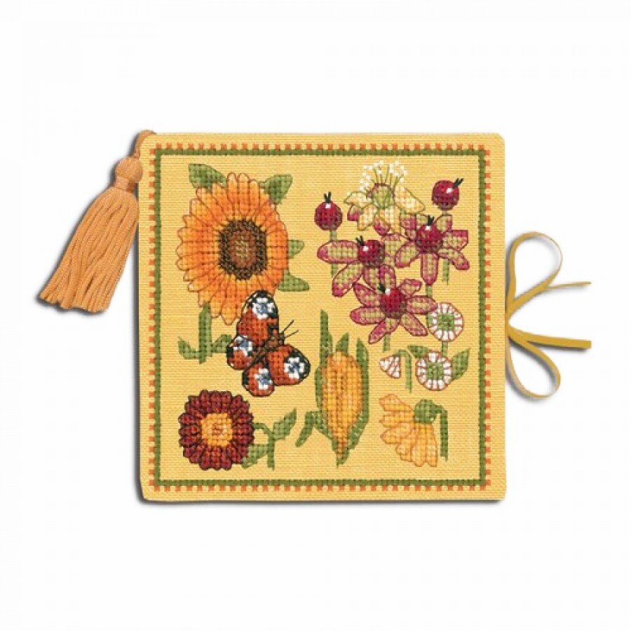 Набор для вышивания чехла для игл ? tui ? Aiguilles Fleurs Jaunes (Летние цветы)