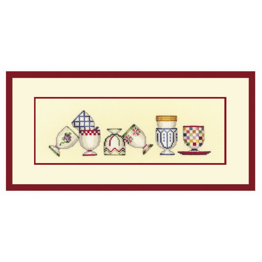 Набор для вышивания COLLECTION DE COQUETIERS (Чашки)