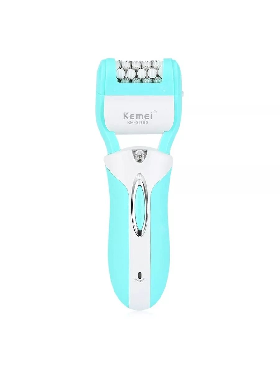 Перезаряжаемый женский эпилятор kemei 3 в 1 с функциями удаление волос, депилятор, удаление омертвевшей кожи, бритва, уход за ногами