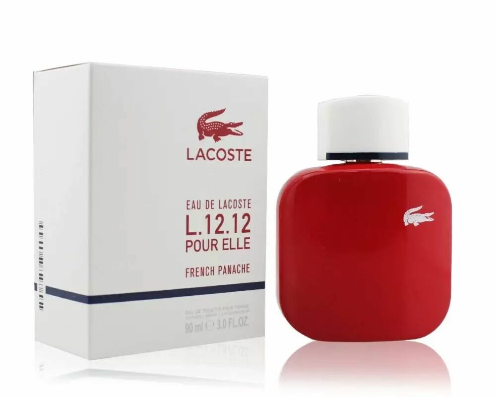 Lacoste L.12.12. POUR ELLE FRENCH PANACHE Туалетная вода для женщин 90 мл
