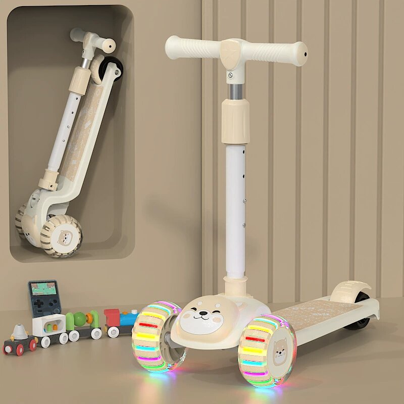 Детский 3-в-1 самокат | Трансформер (беговел/самокат) | Складной