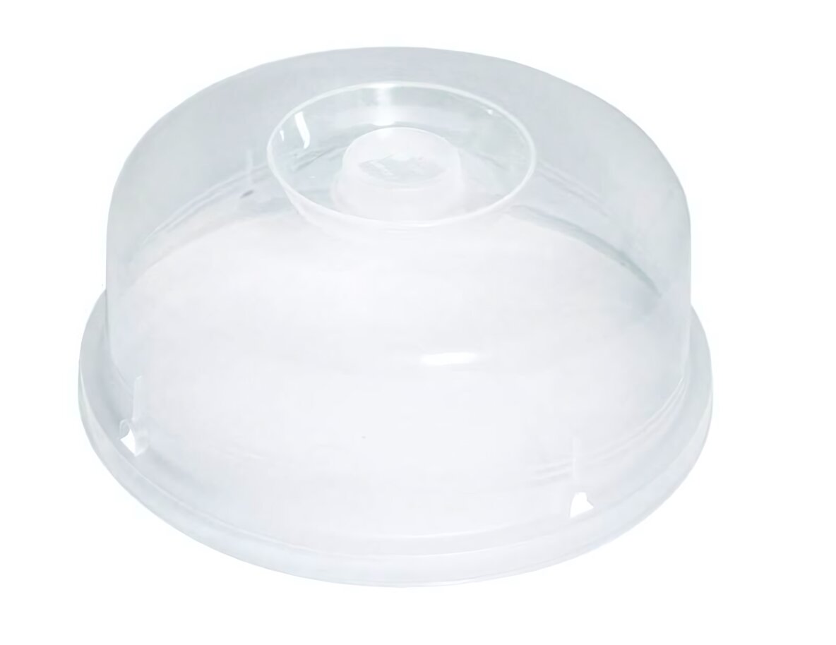 Крышка для СВЧ «Лация» 25см, пластик прозрачный, защита от брызг