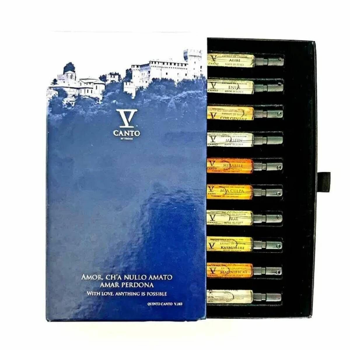 V Canto BOX Набор духов унисекс 10 штук по 1.5 мл