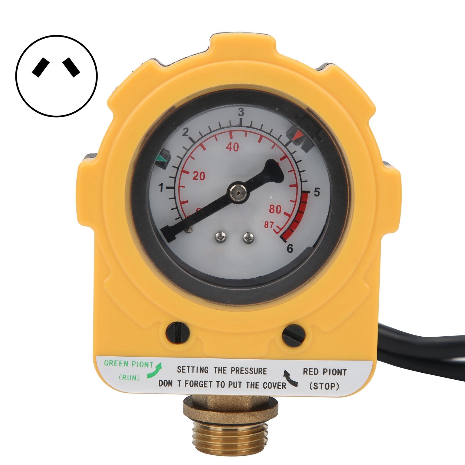 Автоматический электронный регулятор давления водяного насоса E06‑1500, вилка 30AAU, напряжение 220 В переменного тока.