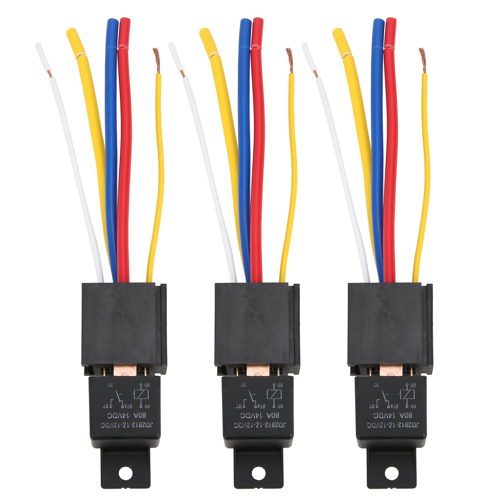 3PCS DC12V 80A Светодиодный реле светодиодного реле.