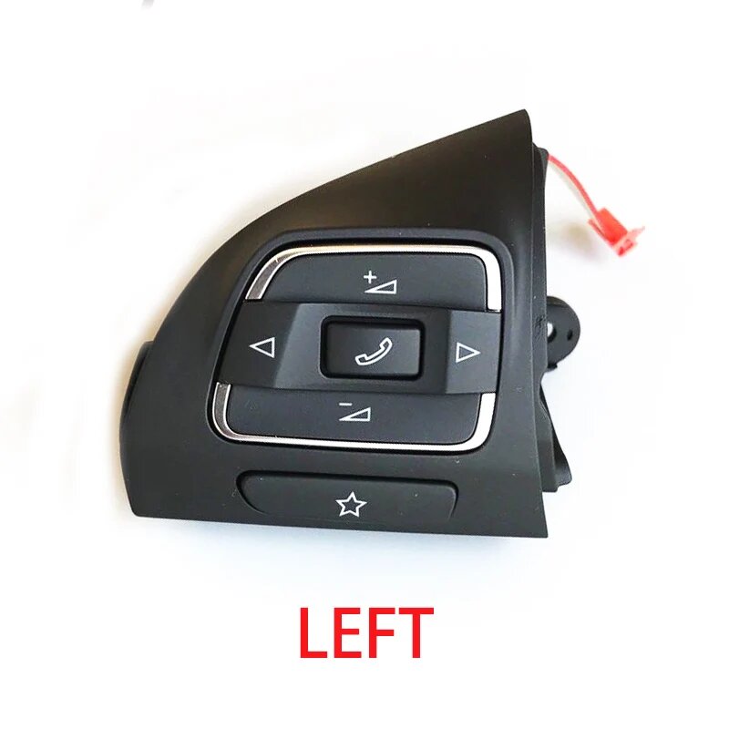 Для VW Jetta MK6, VW Golf MK6, EOS, Golf Plus, Tiguan, Touran, Amarok, Caddy: 1 шт. многофункциональная кнопка на руль 5C0 959 537 B 538
