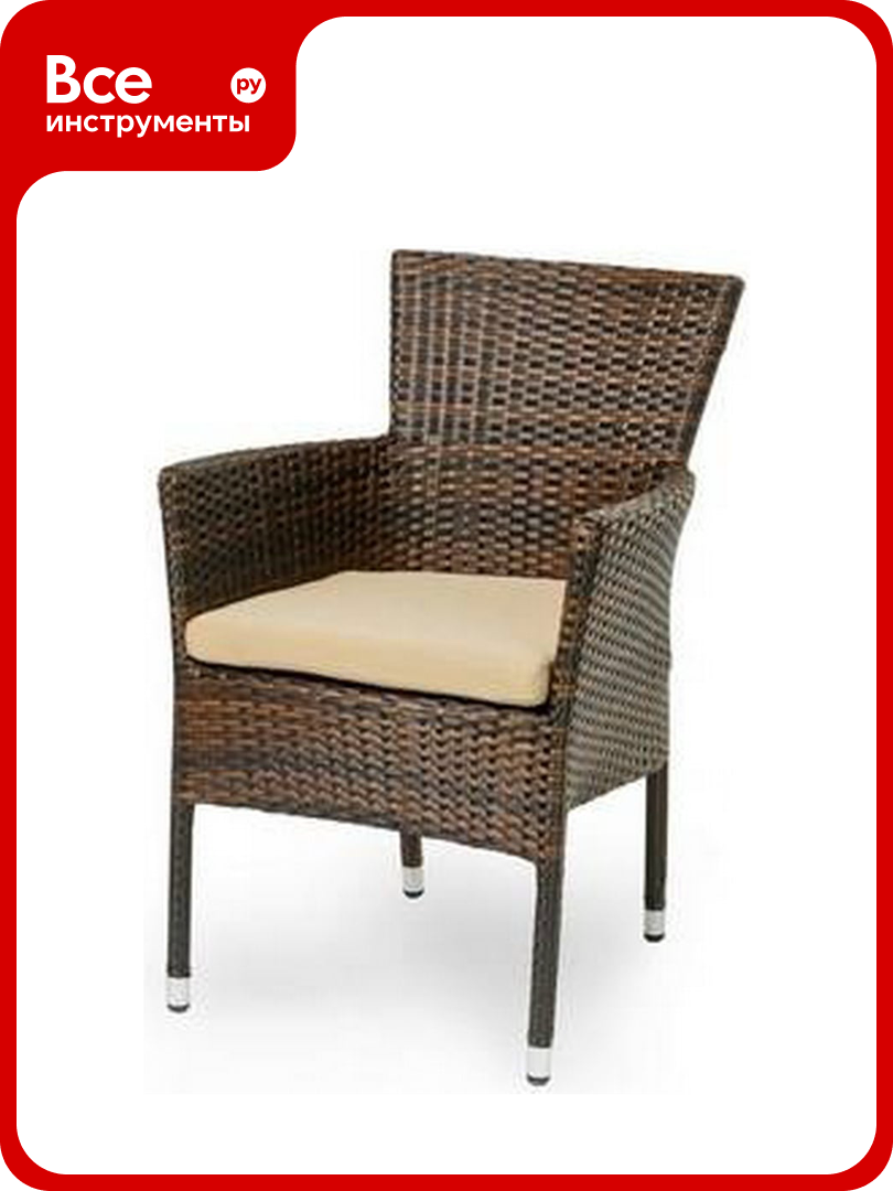 Комплект плетеных кресел Joygarden AROMA, цвет темно-коричневый/28513/28513 4 шт