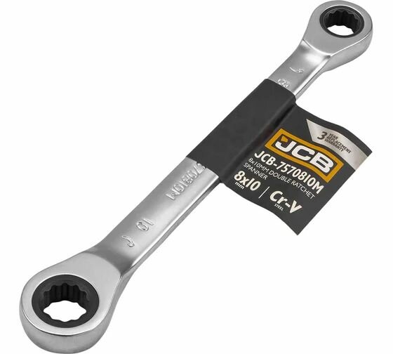 Ключ накидной трещоточный 8х10мм JCB