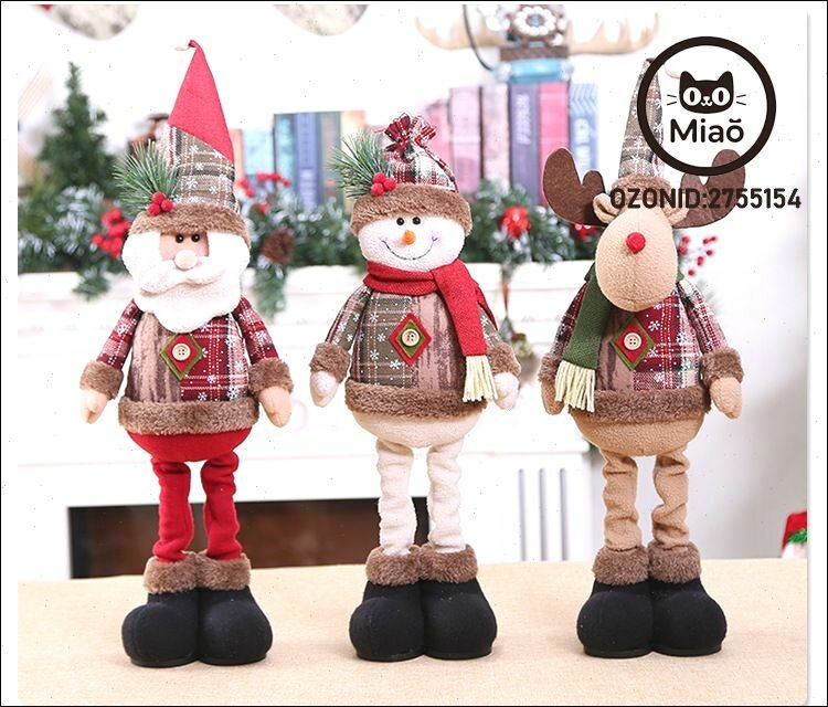 Игрушка под елку, Дед мороз, Санта Клаус, высота 45см