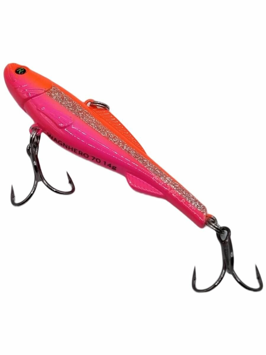 Воблер Rattlin Wagner Vib Rosy Dawn 70мм 14г - раттлин для ловли судака, щуки, окуня