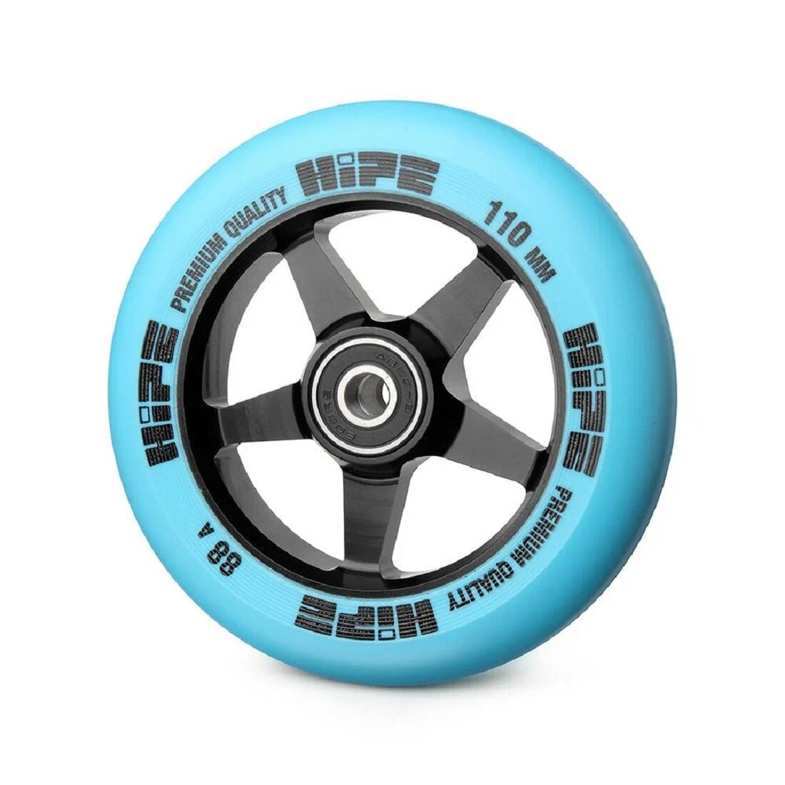 Колесо Hipe H09, для трюкового самоката, прочность, черное/синее, 110 мм