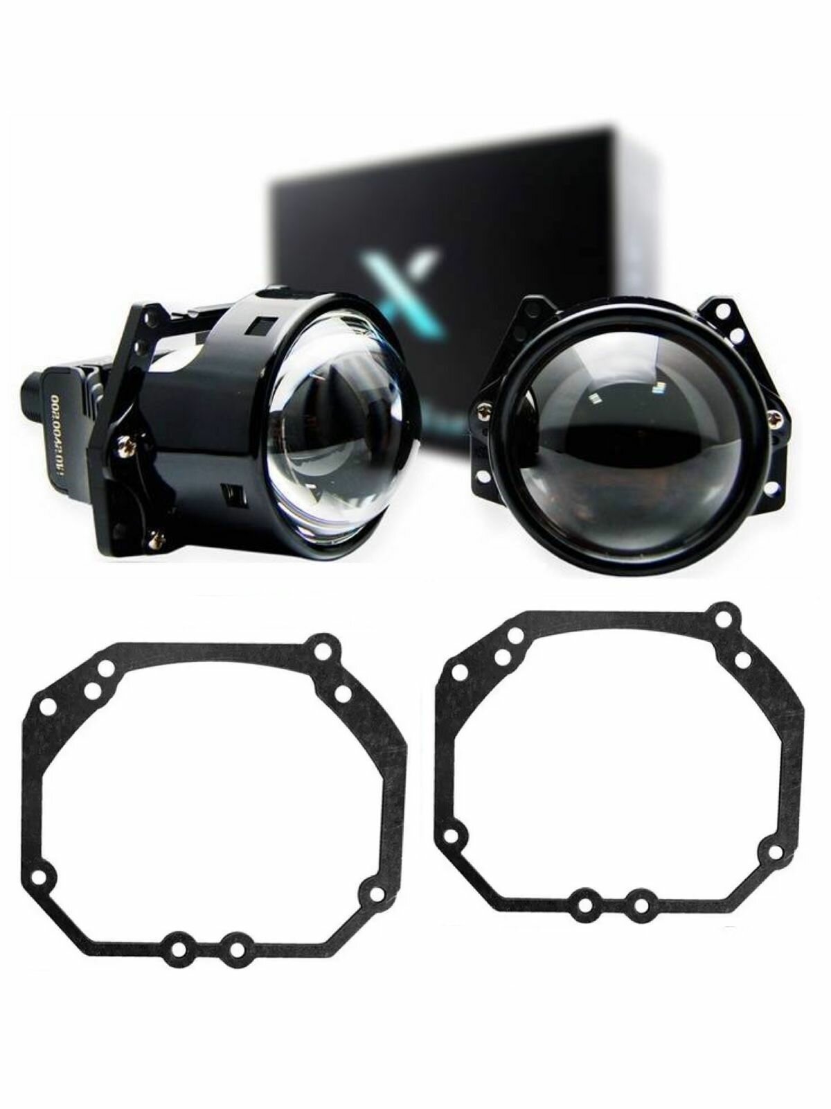 Bi Led линзы для Great Wall Hover H5 2010-2017 (Комплект с рамками YH3 5000к)