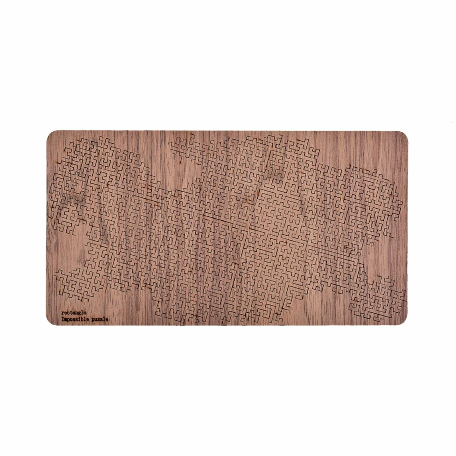 Головоломка для расшифровки, сжигающая мозг, Деревянная Взрослых 10-го уровня сложности-Розовый