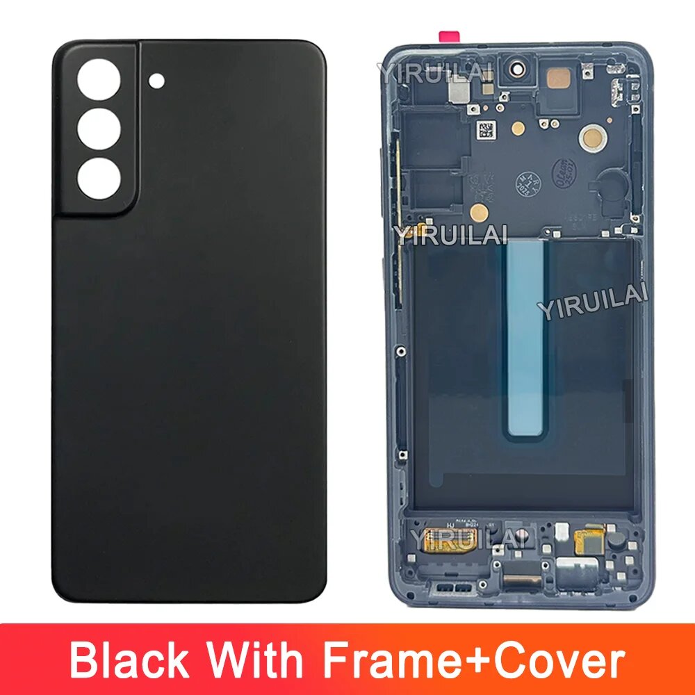 OLED для Samsung Galaxy S21 FE 5G ЖК-дисплей с цифровым преобразователем Black Frame Cover
