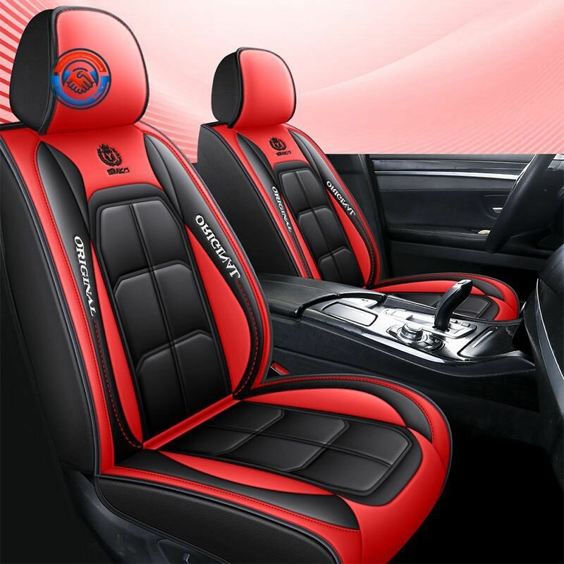 Универсальный чехол на переднее сиденье из искусственной кожи, совместим с подушками безопасности, водонепроницаемый и дышащий, защита от шерсти и грязи, лёгкая установка, карман для мелочей