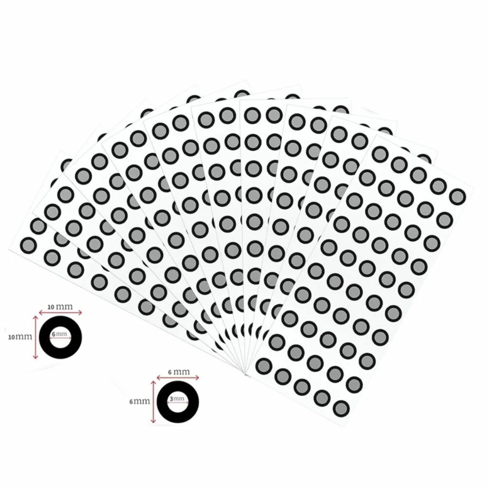 Маркер для 3D-сканирования 3/6 мм, маркер для отслеживания 3D-объектов, маркеры диффузного отражения для 3D-сканера.