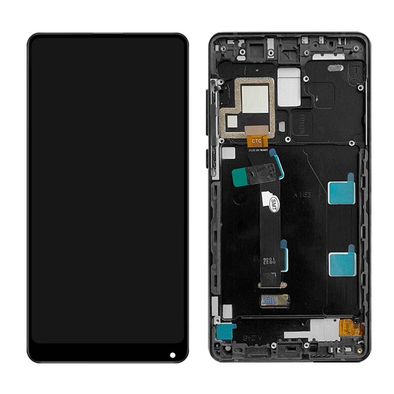 Дисплей для Xiaomi Mi Mix 2 2s Mix2 Mix2s, сменный преобразователь сенсорного mix2 Black frame