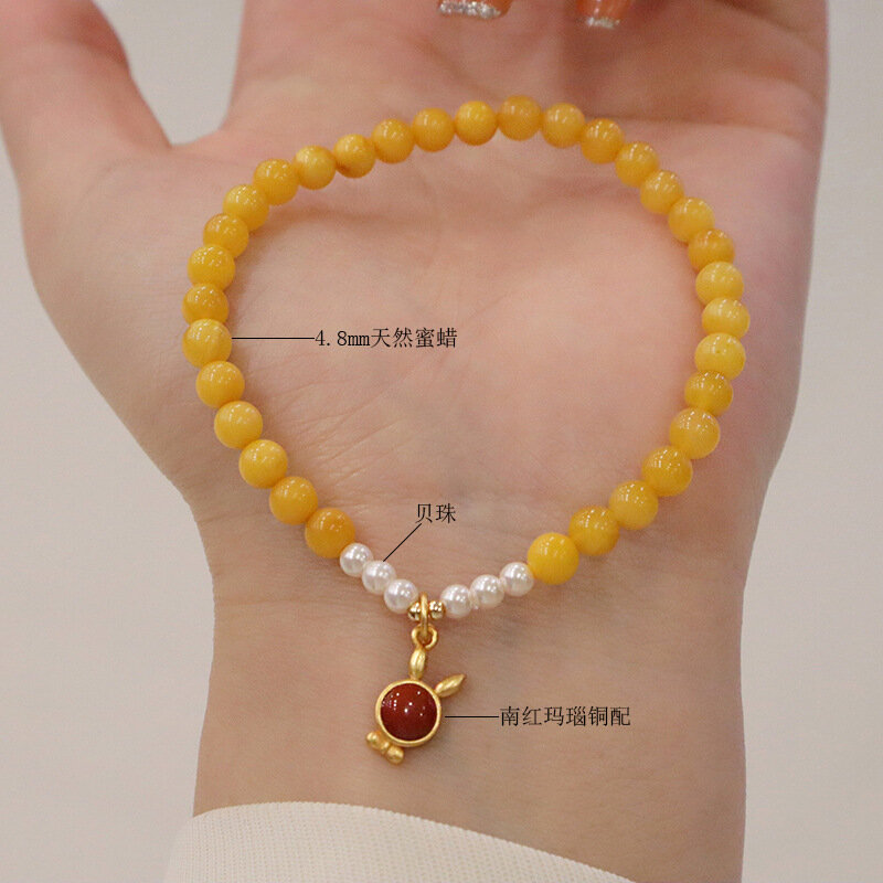 Браслет для гадания, YM Mall из нефрита и кувшина Камень Привлекает и удачу