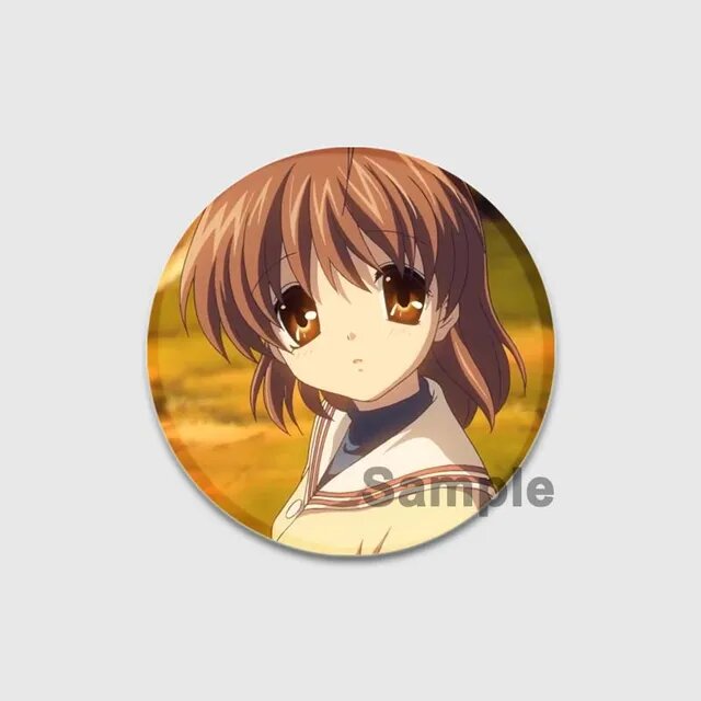Брошь CLANNAD из жести 44/58 мм
