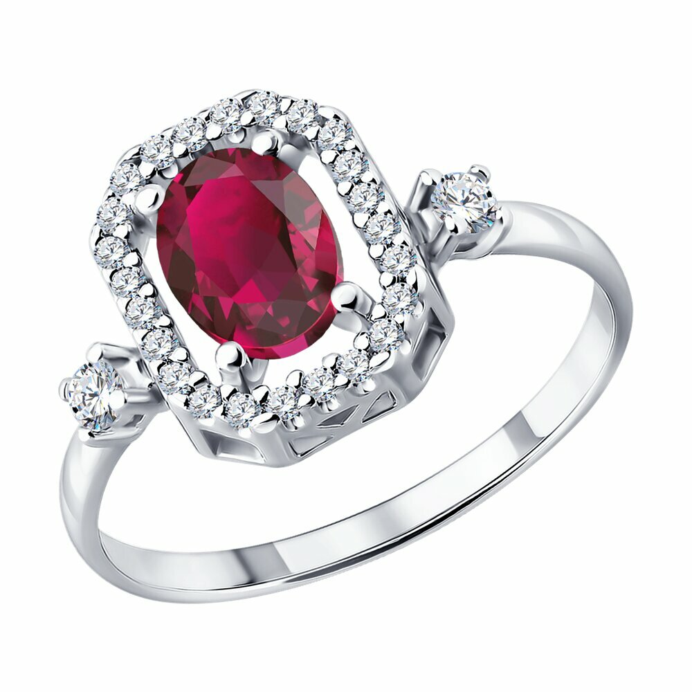 Кольцо, серебро, 925 проба