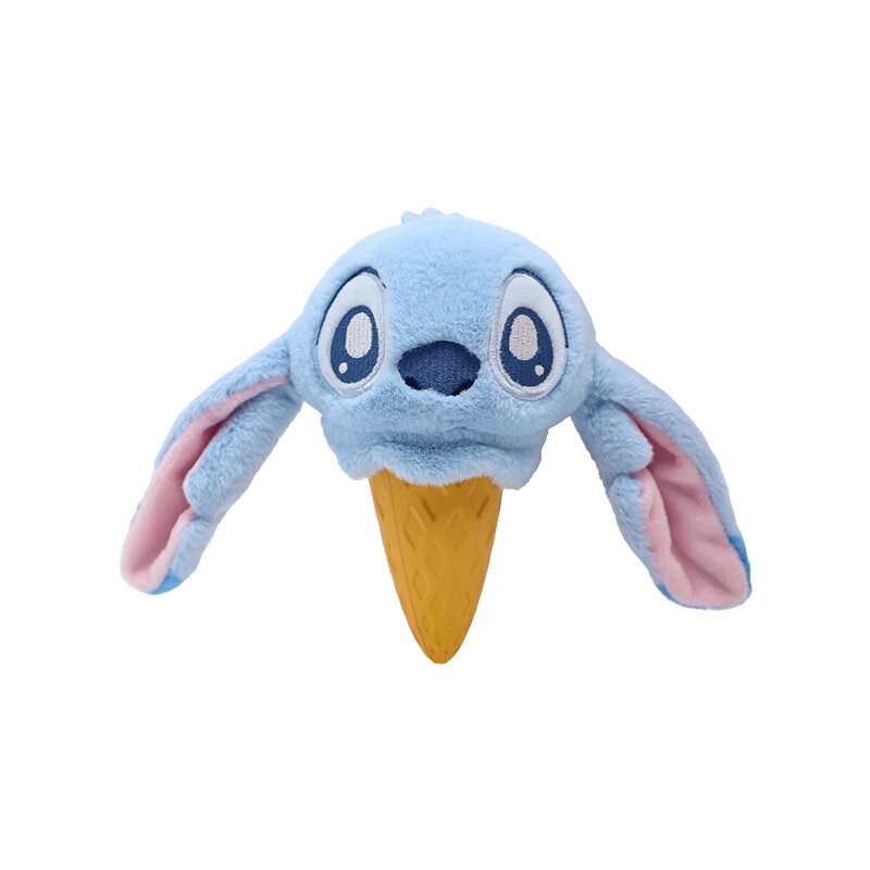 Резиновая игрушка-стич с мороженым для собак, прочная, подходит для щенков и взрослых, веселый дизайн