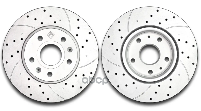 Тормозной диск (перед) Platinum перфорация слотирование Gerat арт. DSK-F291P