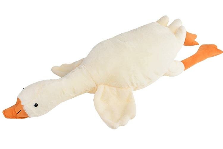 Плюшевая игрушка BIG TAYLOR Белый гусь, высота 10cm/14cm/19cm/22cm/28cm, белый