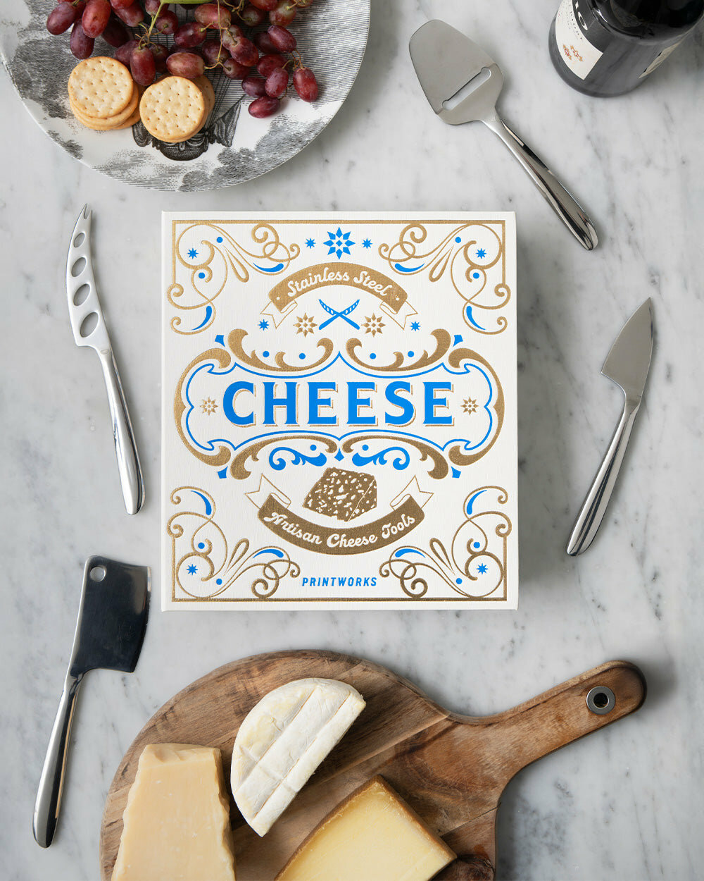 Printworks Набор аксессуаров для сыра The Essentials CHEESE Tools, 4 предмета