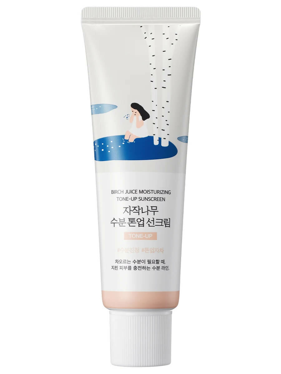 Тонирующий солнцезащитный крем Birch Juice Moisturizing Tone Up Sunscreen, 50 мл, ROUND LAB
