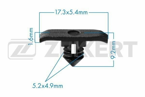 Zekkert Клипса крепёжная для VAG (миним. кол-во заказа 10 шт)