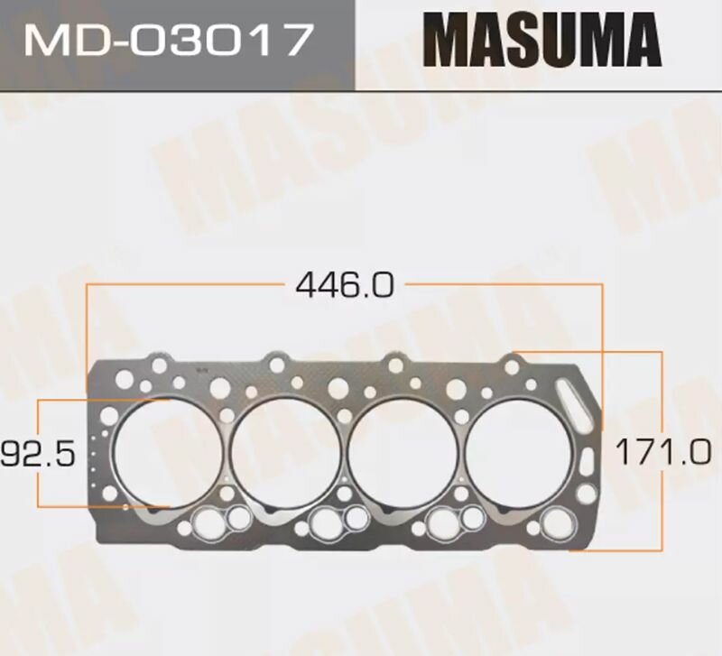 Прокладка ГБЦ MD-03017 4D55, 4D56