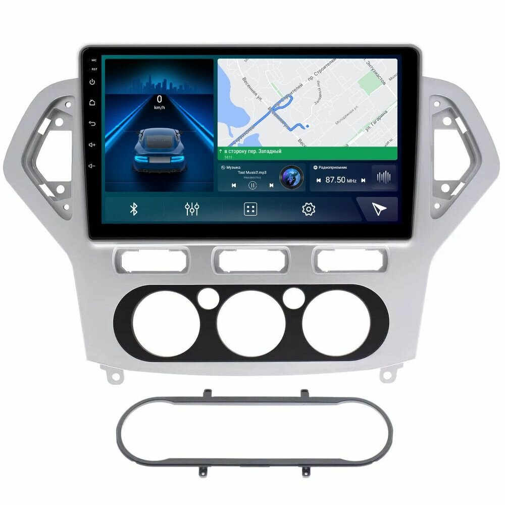 Магнитола CRS-300 Форд Мондео 4 Ford Mondeo IV 2007-2010 - Android 13 - Процессор 8 ядер - Память 4+64Gb - Carplay - DSP 36 полос - 4G(Sim)