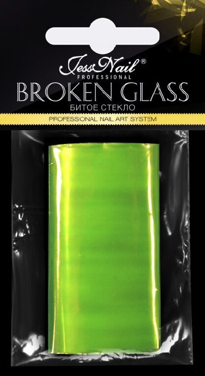 JessNail Фольга для дизайна Эффект битого стекла № 19
