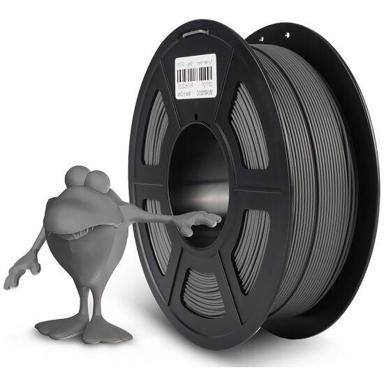Пластик NV Print PLA Matte Grey для 3D печати диаметр 1.75мм длина 330 метров масса 1 кг