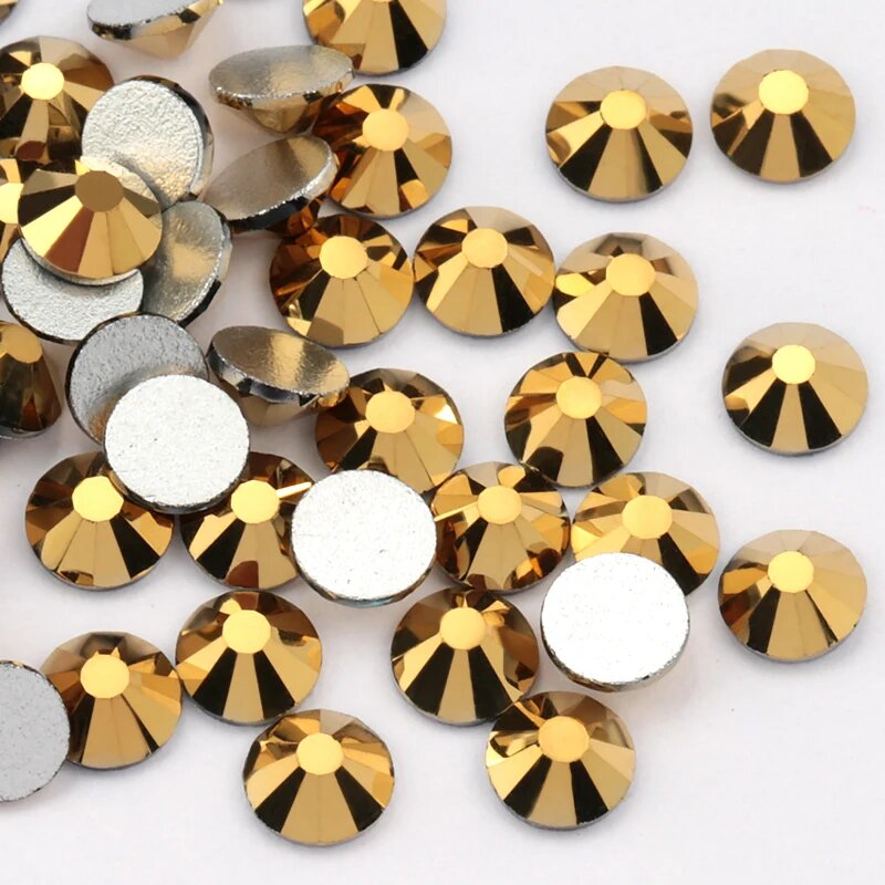 SS16 SS20 SS30 Glitter Rhinestone Crystal AB Non Hot Fix Flat back Rhinestone Apparel for Nail Art Fabric Garment