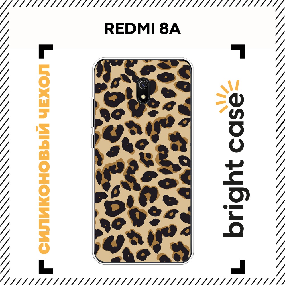 Чехол на Xiaomi Redmi 8A / Сяоми Редми 8A с принтом Леопардовый узор