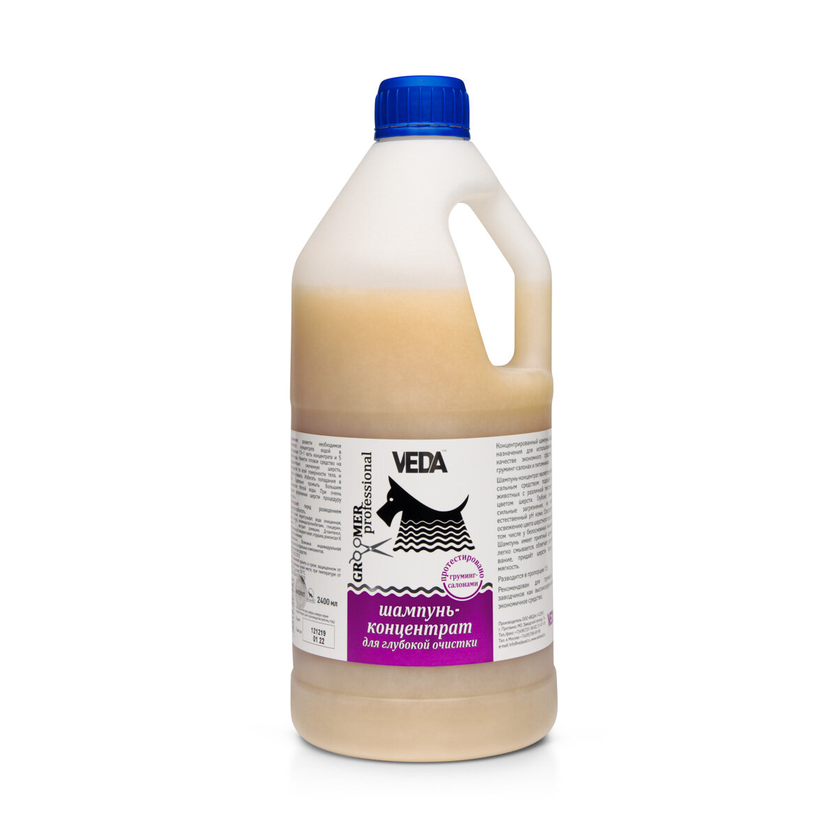 Шампунь-концентрат для глубокой очистки GROOMER professional, 1:5, 2400 мл