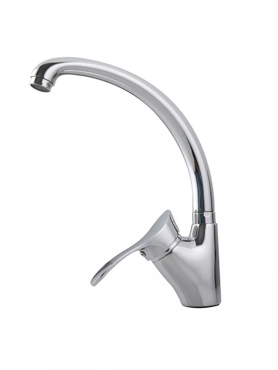 Смеситель для кухни Frap F4101-2, однорычажный, поворотный излив, хром