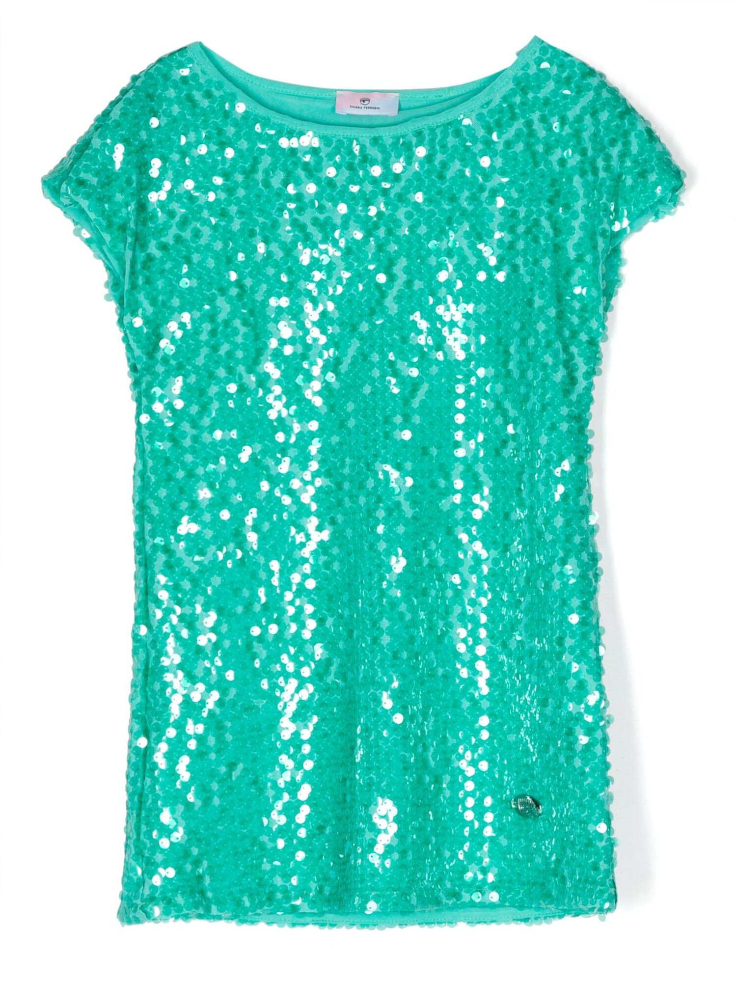 Платье Платье-футболка с пайетками