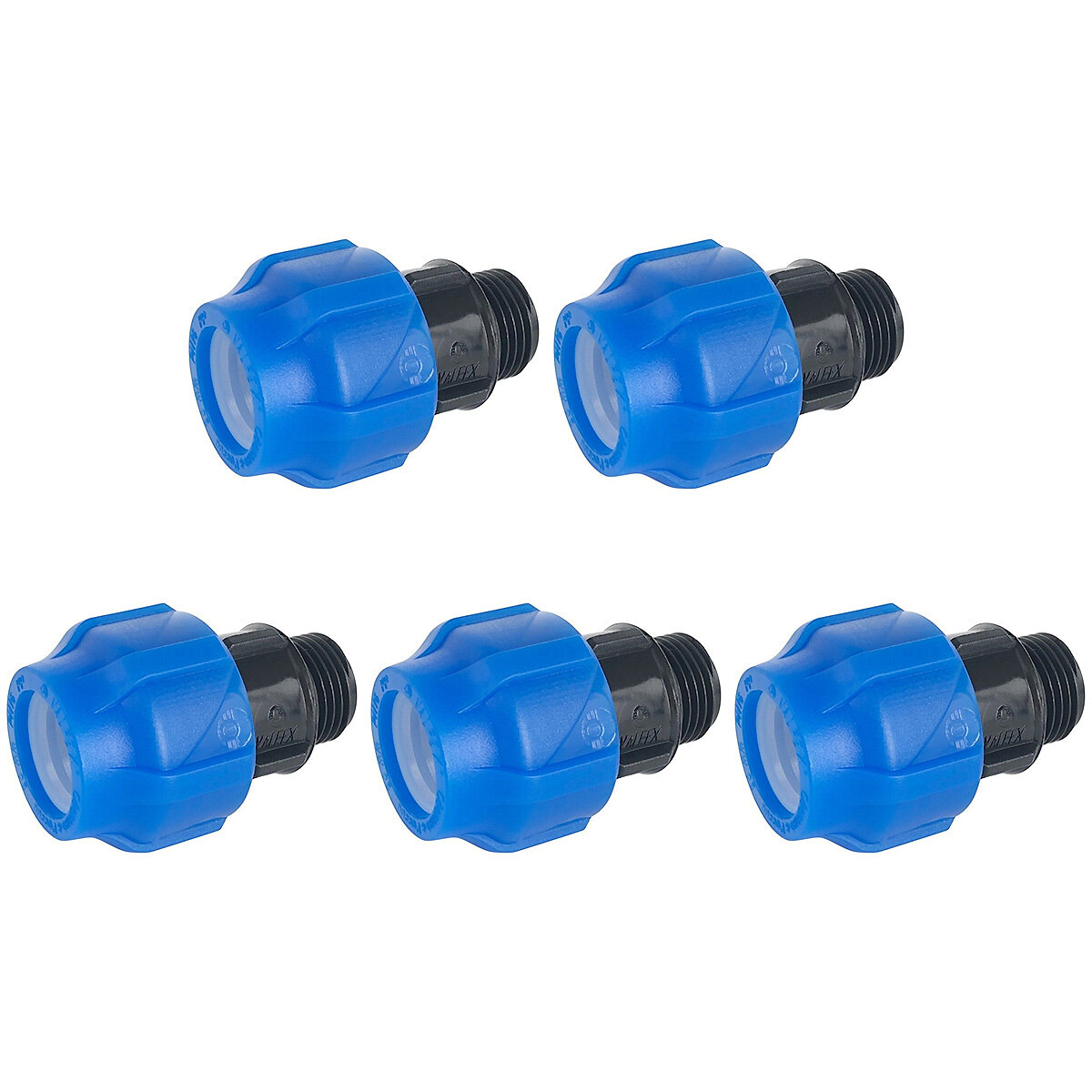 Муфта ПНД компрессионная переходная 20х1/2 НР(ш) (5 шт.)