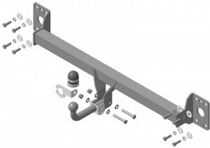 Фаркоп с эл-кой Smart для Volkswagen Touareg с 2002-2018, Audi Q7 с 2006-2015 (оцинкованный шар)(паспорт и сертификат в комплекте) 92706-A. Motodor