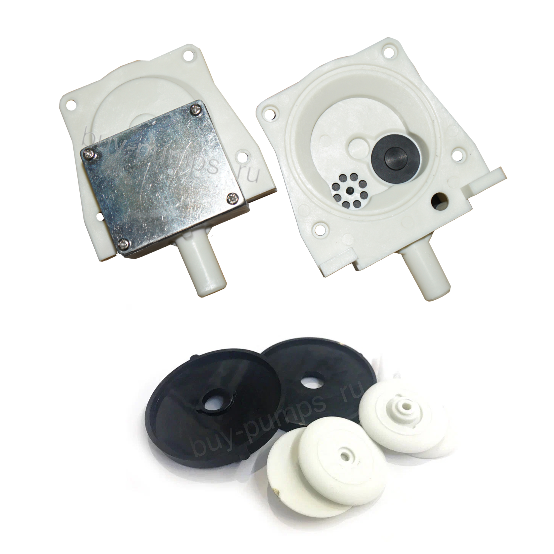 Оригинальные мембраны c клапанными крышками для компрессора Jecod PA- 60, 80, 100