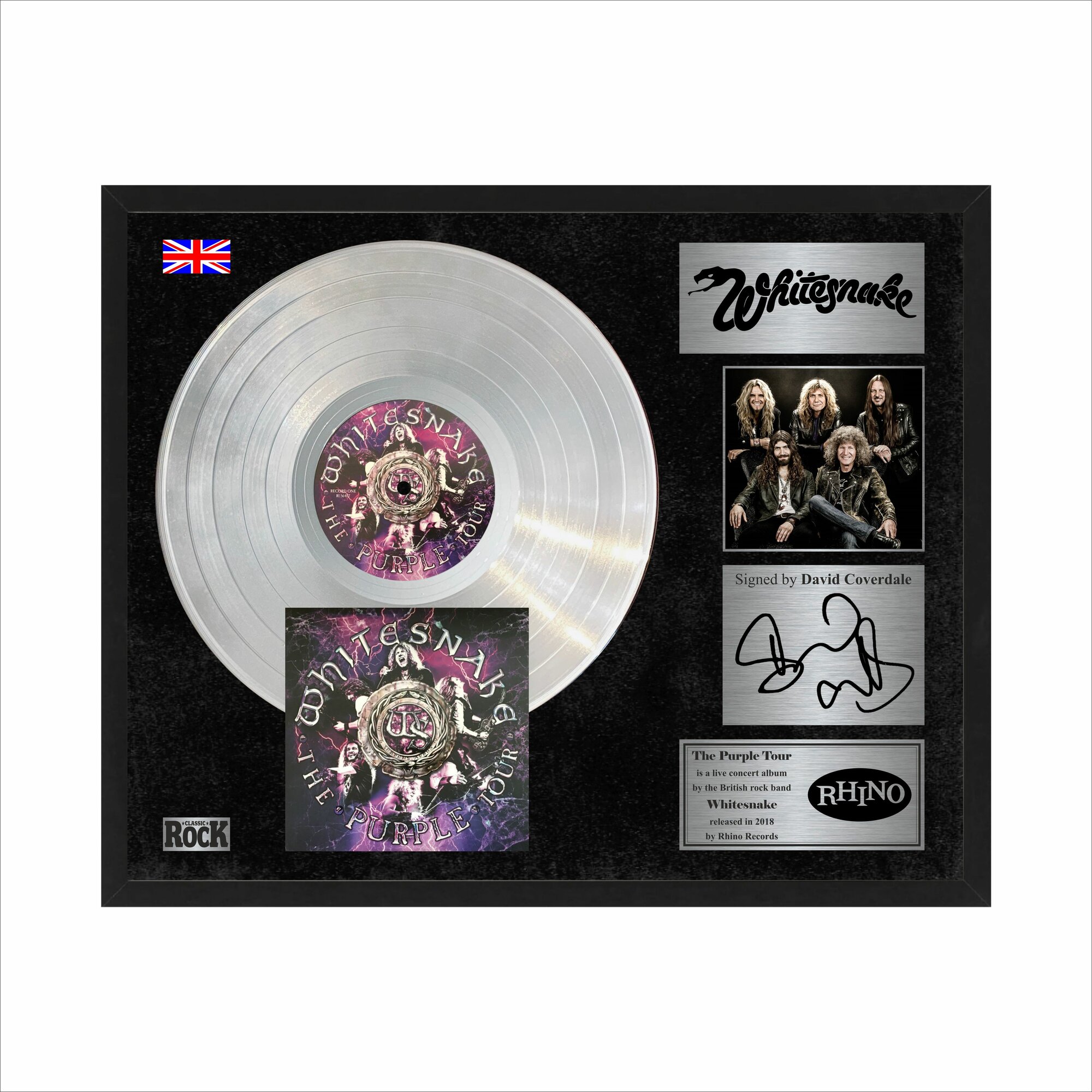 Whitesnake Картина с платиновым диском