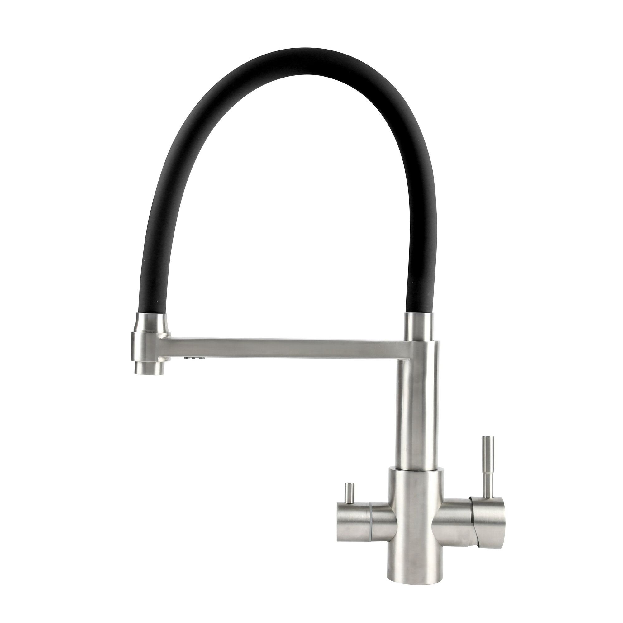 Смеситель для кухни с переключателем на питьевую воду с выделенным каналом, черный Osgard Resa 88293